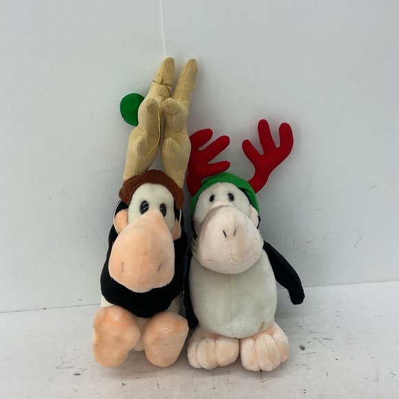 Dakin | Toys | Dakin Opus Penguin Stuffed Animal Plush Toy Lot Moose ...